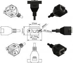 panel mount connector 3D Models | Page 1 | STLFinder