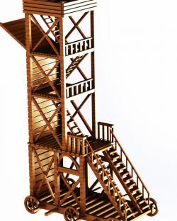 28mm siege tower 3d models 【 STLFinder