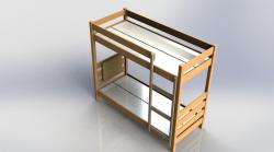 lit superposé bois massif 3D Models | Page 1 | STLFinder