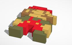mario 8 bit grid 3D Models | Page 1 | STLFinder