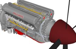 rolls royce merlin engine model | Page 1 | STLFinder
