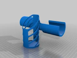Bike Water Bottle Holder (Dual Hook system) - Free 3D Model | STLFinder