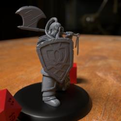 dwarf axe and shield 3d models 【 STLFinder