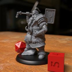 dwarf paladin with squeaky toy hammer 3D Models | Page 1 | STLFinder