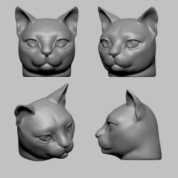 cat head 3D Models | Page 1 | STLFinder