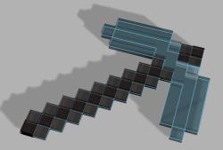 minecraft diamond pickaxe 3D Models | Page 1 | STLFinder