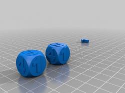 standard dice dimensions 3d models 【 STLFinder
