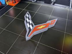 c8 corvette emblem round led sign 3D Models | Page 1 | STLFinder