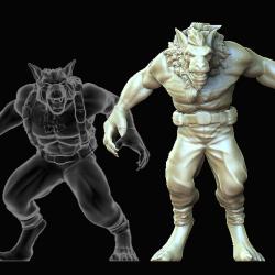 alpha werewolf silhouette 3D Models | Page 1 | STLFinder