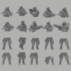 Bloktrooper Exosuit w ASSAULT BLASTER 15mm 3D Models | Page 1 | STLFinder