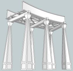 ho scale concrete bridge supports 3D Models | Page 1 | STLFinder
