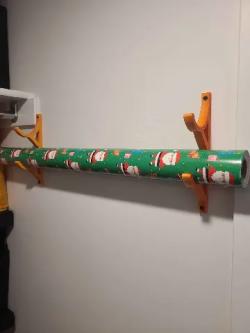 wrapping paper holder wall mount 3D Models | Page 1 | STLFinder