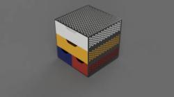3 drawer desktop organizer 3D Models | Page 1 | STLFinder