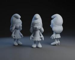 deviantart smurfette 3D Models | Page 1 | STLFinder