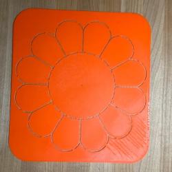 printable scallops flower template 3D Models | Page 1 | STLFinder