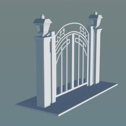 entrance gate pavilion 3d warehouse | Page 1 | STLFinder