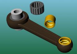 connecting rod of 2 stroke engine 3D Models | Page 1 | STLFinder