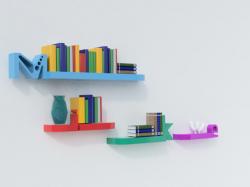 floating shelves library 3D Models | Page 1 | STLFinder