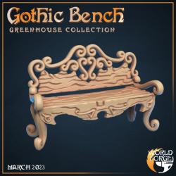 gothic bench 3D Models | Page 1 | STLFinder