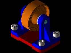 belt roller support 3d models 【 STLFinder