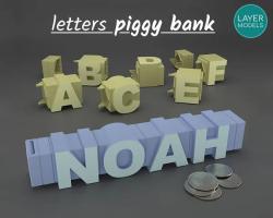 piggy bank font 3D Models | Page 1 | STLFinder