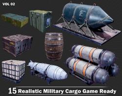 Military cargo metal box Game Ready 3d models 【 STLFinder