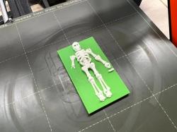 8 ft giant sized led skull stack home accents holiday halloween new ...