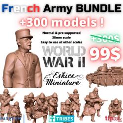 french army ww2 miniature 3D Models | Page 1 | STLFinder