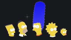 mega drawing simpsons 3D Models | Page 1 | STLFinder
