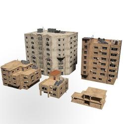 tamiya rc 1 6th accessories structures and buildings military sci fi ...