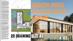 modern house drawing 3D Models | Page 1 | STLFinder