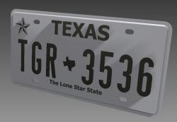 texas license plate vph4900 3D Models | Page 1 | STLFinder