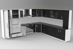 modern l shaped kitchen sketchup file 3D Models | Page 1 | STLFinder