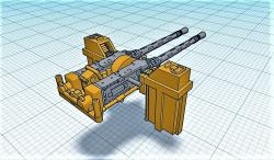 two 116 scale browning m1917 30cal machine guns 3D Models | Page 1 ...