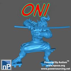 oni warrior 3D Models | Page 1 | STLFinder