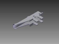 STEN MKII TRIGGER HOUSING SIDE LEFT 3d models 【 STLFinder
