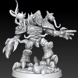 Demented Possessed Modular Chaotic Marines (presupported) - Free 3D ...