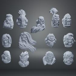 space wolves heads 3D Models | Page 1 | STLFinder