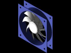 120mm fan 2d dwg 3D Models | Page 1 | STLFinder