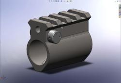 ar15 adjustable gas blocks with picatinny rail 3D Models | Page 1 ...