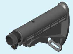 ar 15 adjustable stock 3D Models | Page 1 | STLFinder