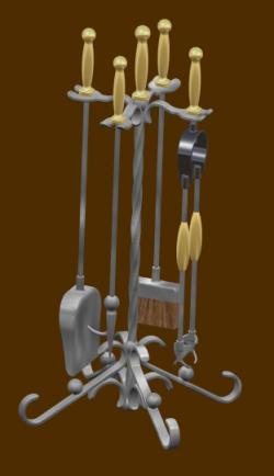 miniature fireplace tools 3D Models | Page 1 | STLFinder