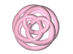 3 turn double torus 3D Models | Page 1 | STLFinder