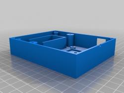 template for arduino uno case lcd 16x2 9v battery holder encoder and ...