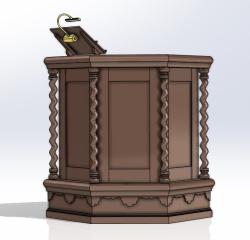church pulpit designs wood 3D Models | Page 1 | STLFinder