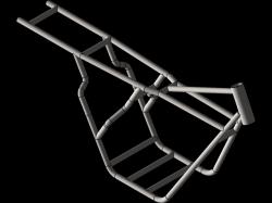 custom motorcycle frame 3d models 【 STLFinder