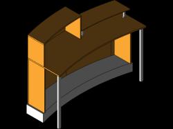 reception table elevation cad block 3D Models | Page 1 | STLFinder