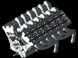 rc v12 engine 3D Models | Page 1 | STLFinder