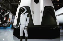 first tiktok from space esa astronaut microgravity spacex plush paxi 3D ...