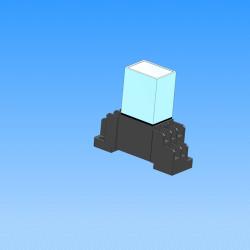 реле finder type40 51 на 24v с держателем реле type 95 05 3D Models ...